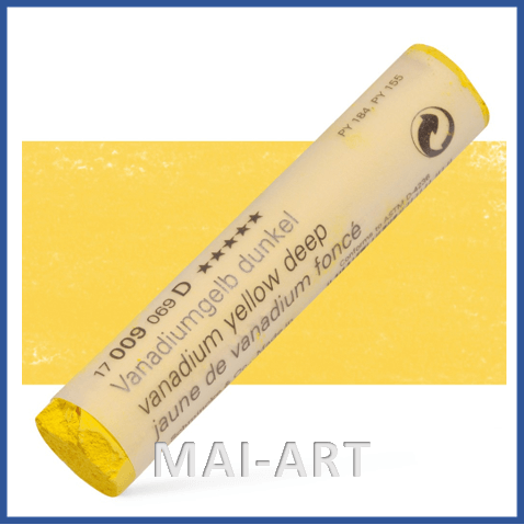 פסטל שמינקה עבודת יד SCHMINCKE Vanadium Yellow Deep D 009 - SCHMINCKE ...