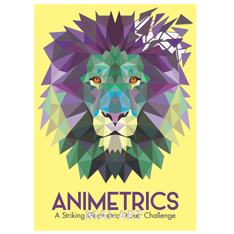 חוברת עבודה ANIMETRICS A STRIKING GEOMETRIC STICKER