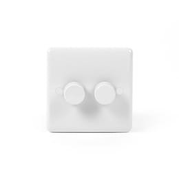 Double Dimmer Switches | 2 Gang 2 Way LED Dimmer Switch