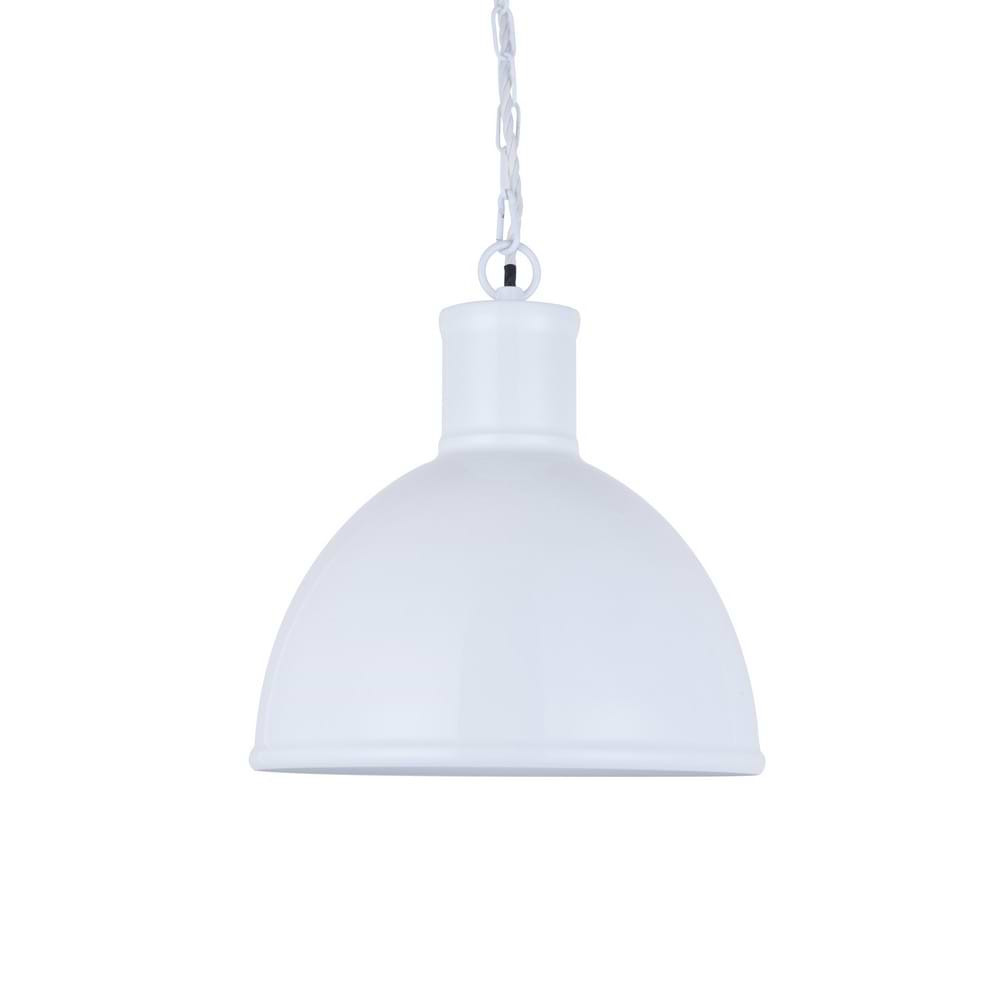 White Hallway Pendant Light | Wardour Industrial Bay Pendant Light Pure ...