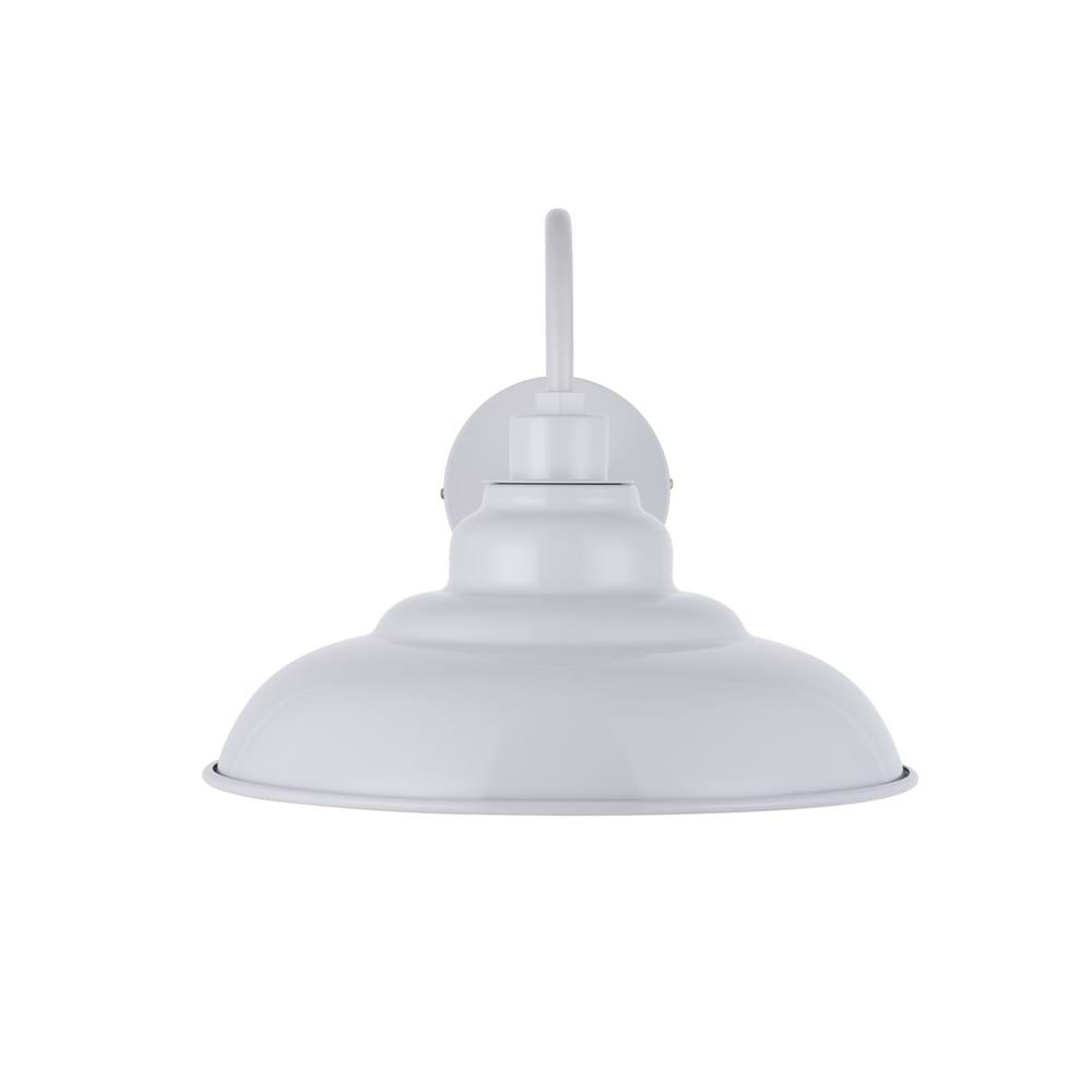 Grey Wall Light | Portland Reclaimed Style Wall Light Pale Grey - Elesi