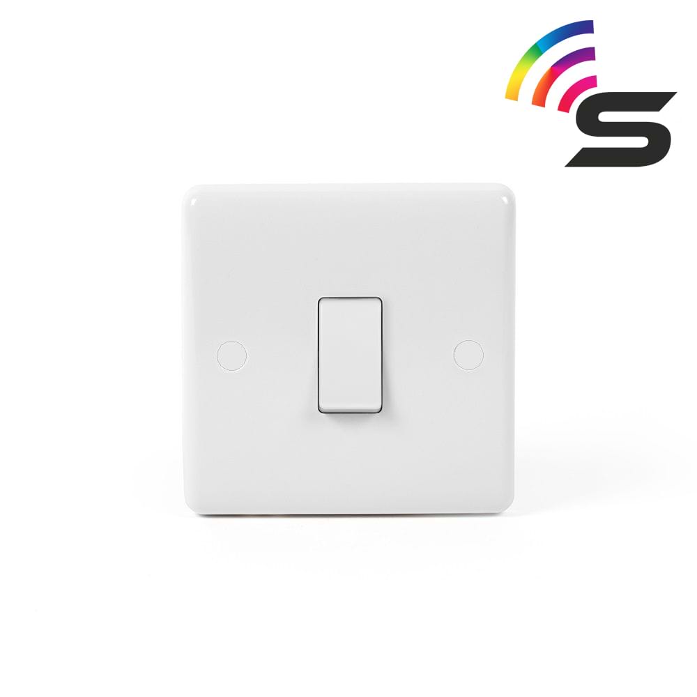 Lieber Silk White 1 Gang 150W Smart Rocker Switch | Smart Home Light ... Lieber Silk White 1 Gang 150W Smart Rocker Switch | Smart Home Light ...