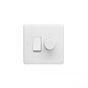 Dimmer and Light Switch Combination | Lieber Lighting White dimmer and ...