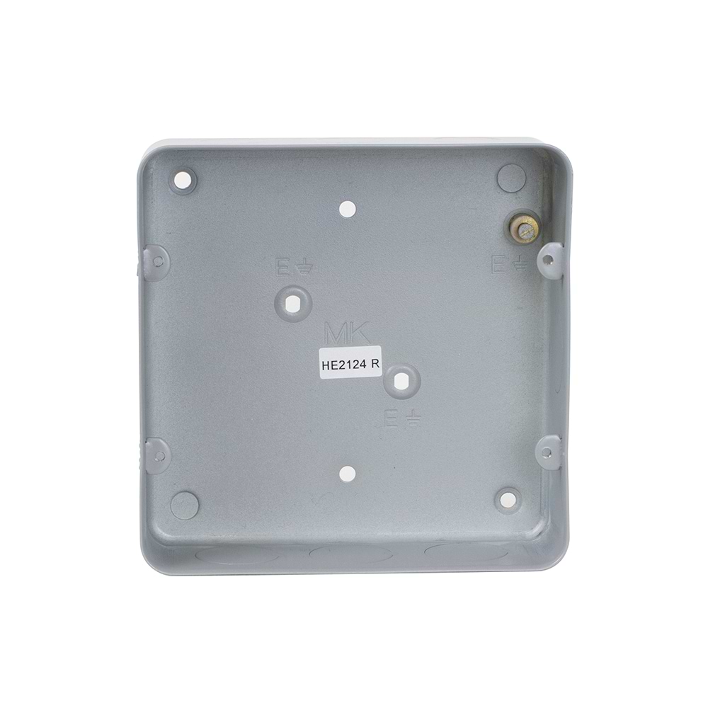 6-8 Gang 40mm Steel Pattress Box - Elesi