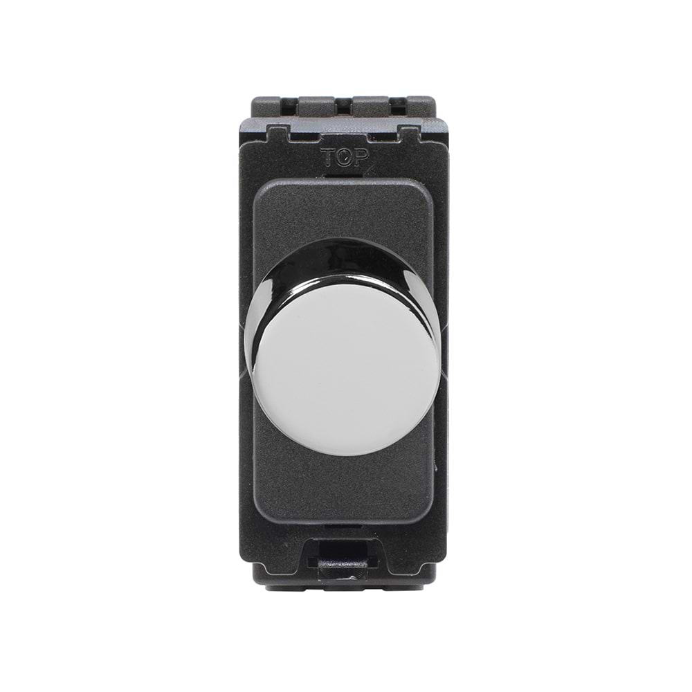 Soho Lighting Polished Chrome CM Grid 1000W Dummy Dimmer Module - Elesi