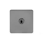 Soho Lighting Black Nickel 1 Gang Retractive Toggle Switch Screwless ...