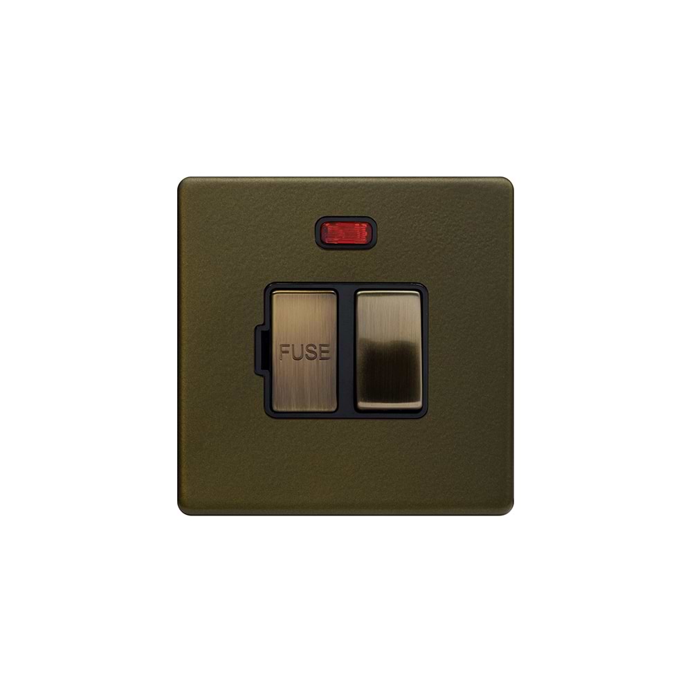 Soho Lighting Bronze 13A Double Pole Switched Fused Connection Unit ...