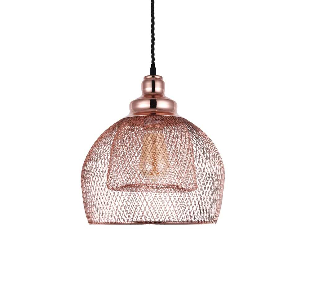 Rose Gold Ceiling Light Shade | Shelly Lighting