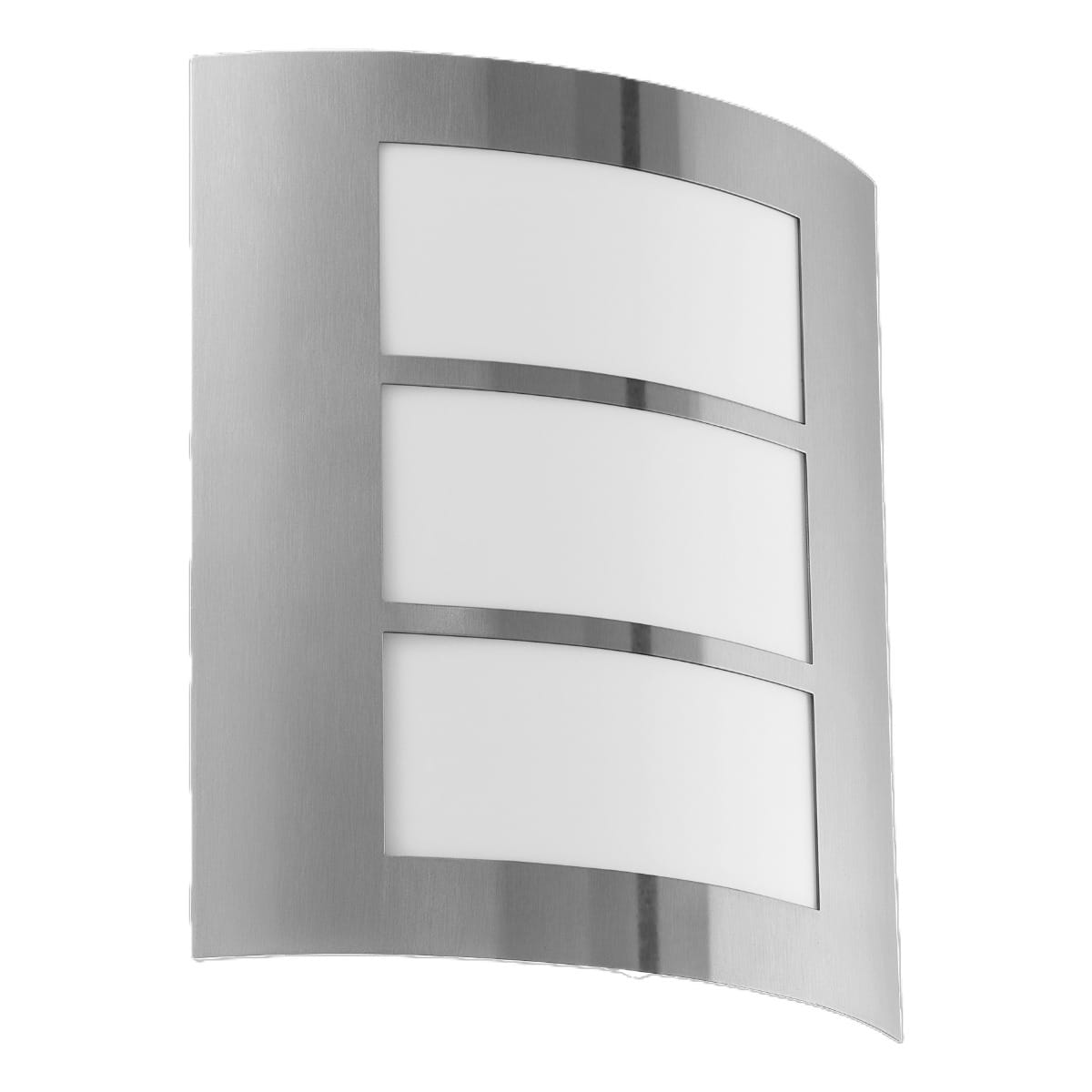 City Stainless Steel Outdoor E27 Wall Light IP44 | Eglo - Elesi