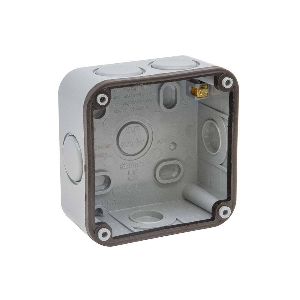 20A 1 Gang 2 Way Outdoor Switch IP66 With Neon | Weatherproof Switch ...