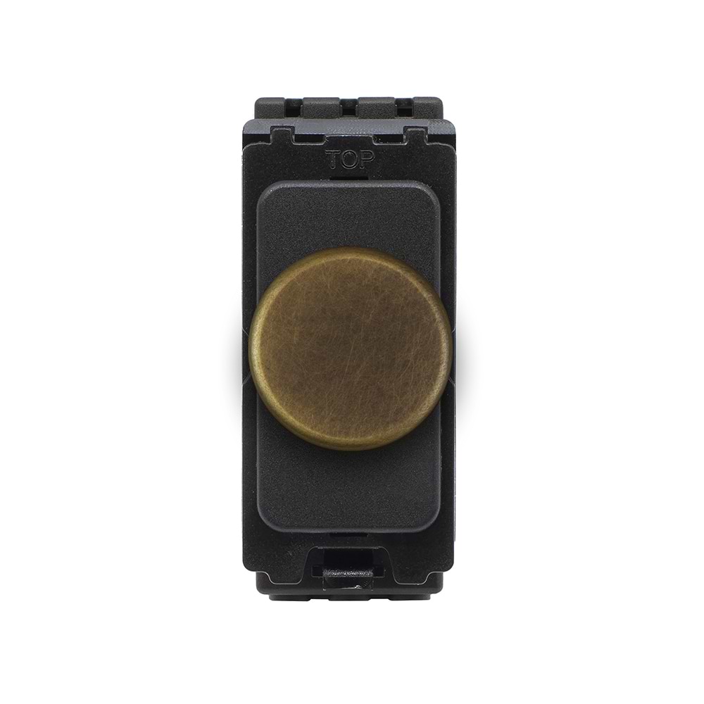 Soho Lighting Vintage Brass CM Grid 1000W Intermediate Dummy Dimmer ...