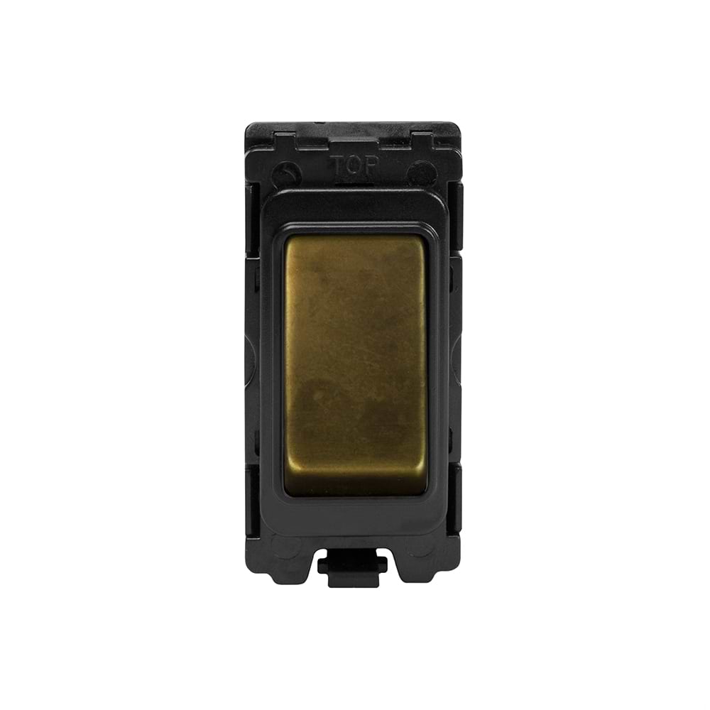 Vintage Brass Grid Module | Vintage Brass 20A Double Pole Grid Switch ...