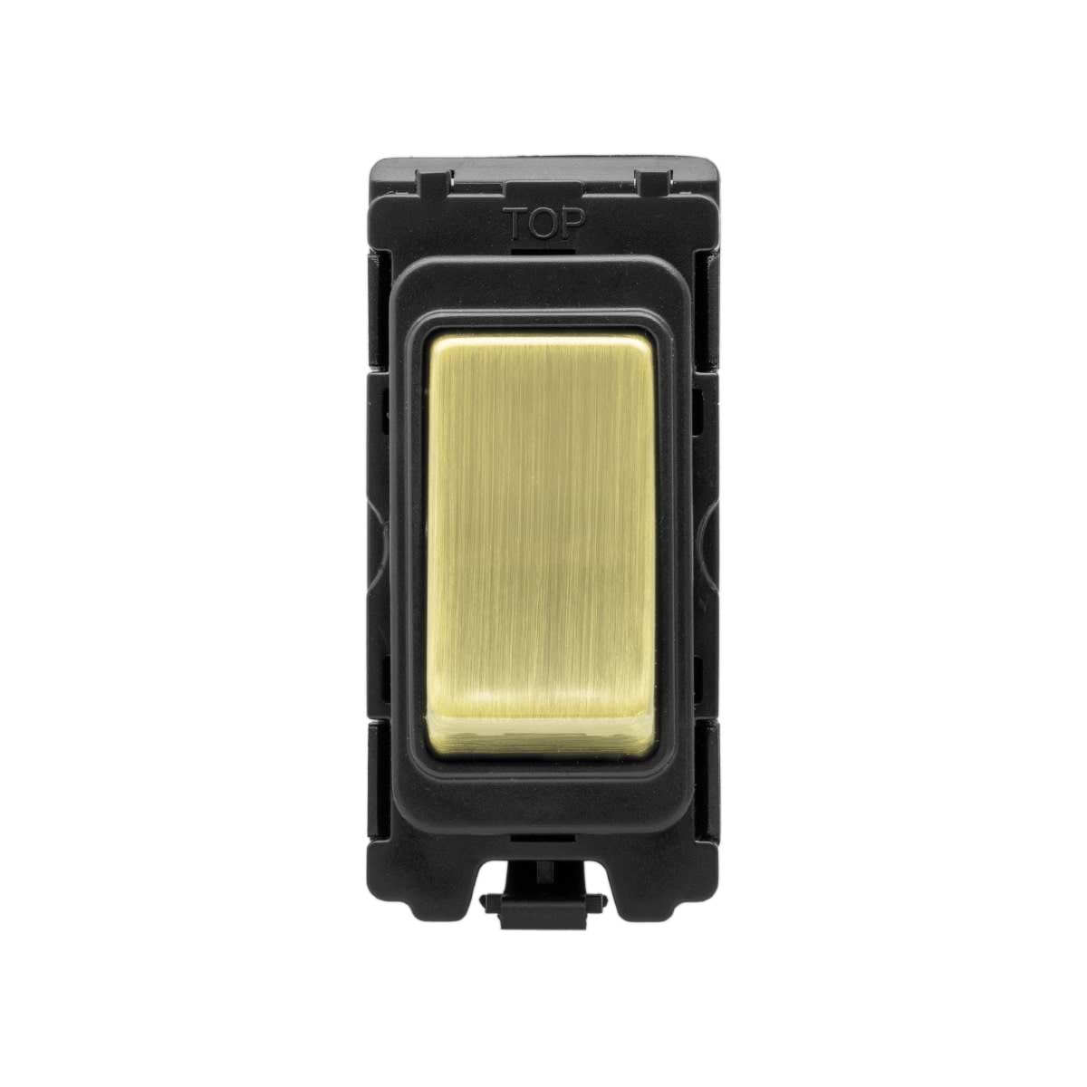 Brushed Brass Grid Module | Brushed Brass Retractive Grid Switch Module ...