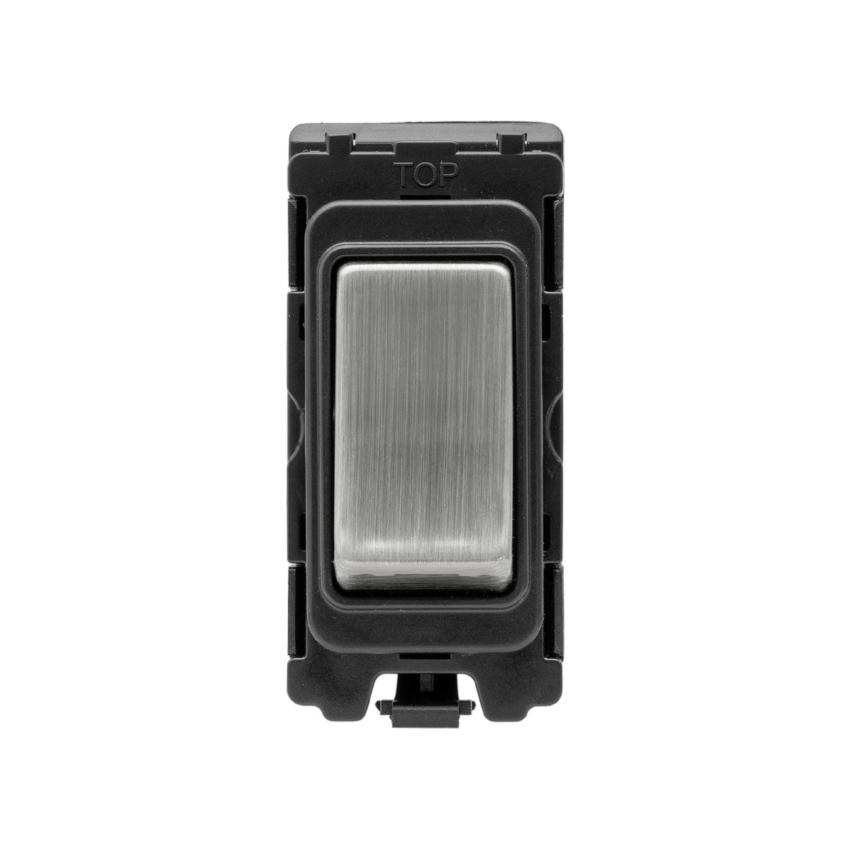 Brushed Chrome Grid Module | Brushed Chrome Retractive Grid Switch ...