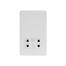 Soho Lighting White Metal Shaver Socket | Toothbrush Socket 230/115V ...