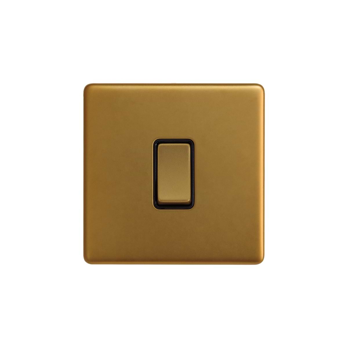 Soho Lighting Antique Gold 10A 1 Gang 2 Way Switch - Elesi