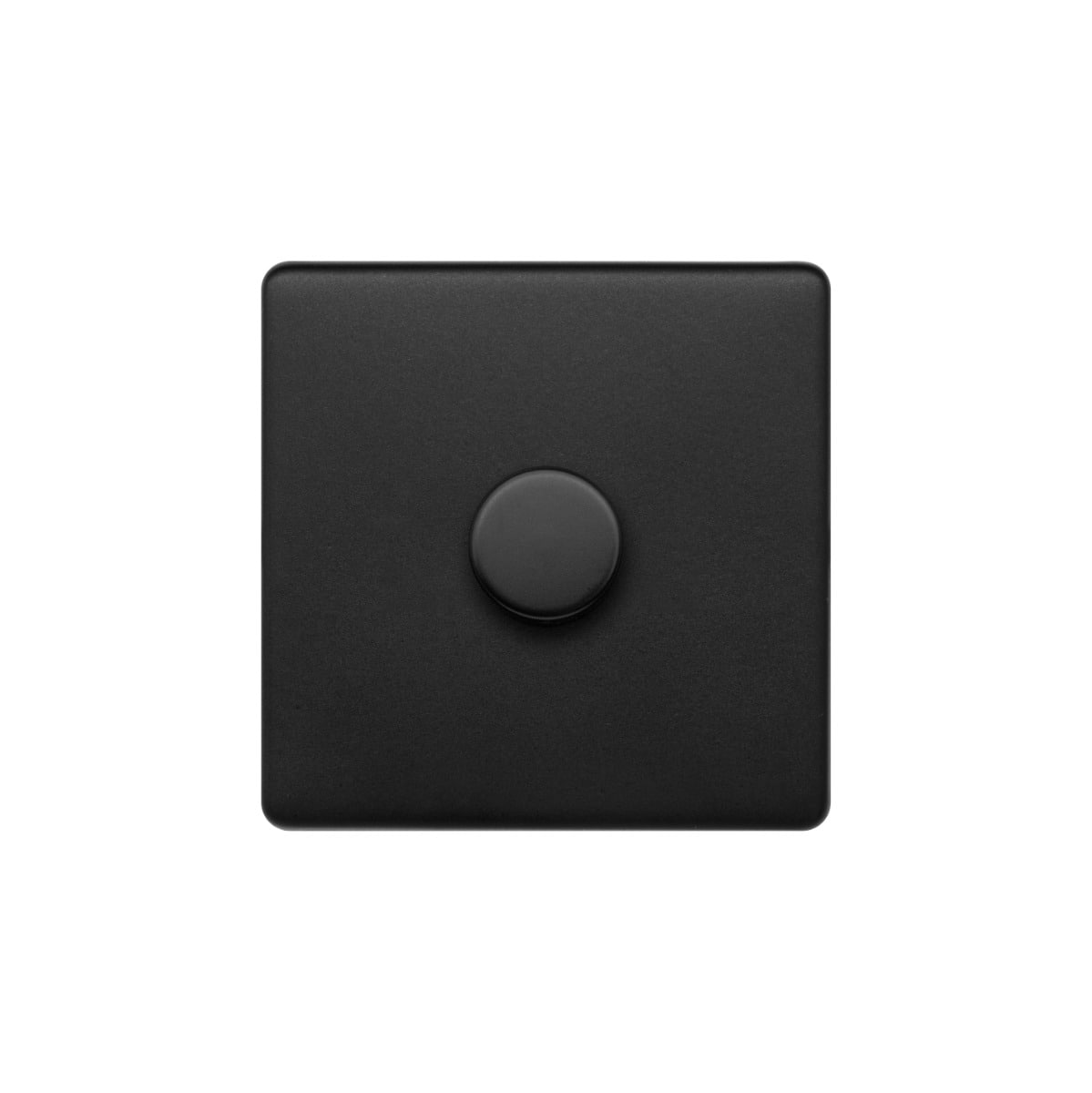 Soho Lighting Matt Black 1 Gang 250W LED Intermediate Dimmer Switch - Elesi