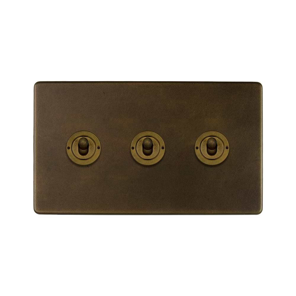 3 gang toggle light switch
