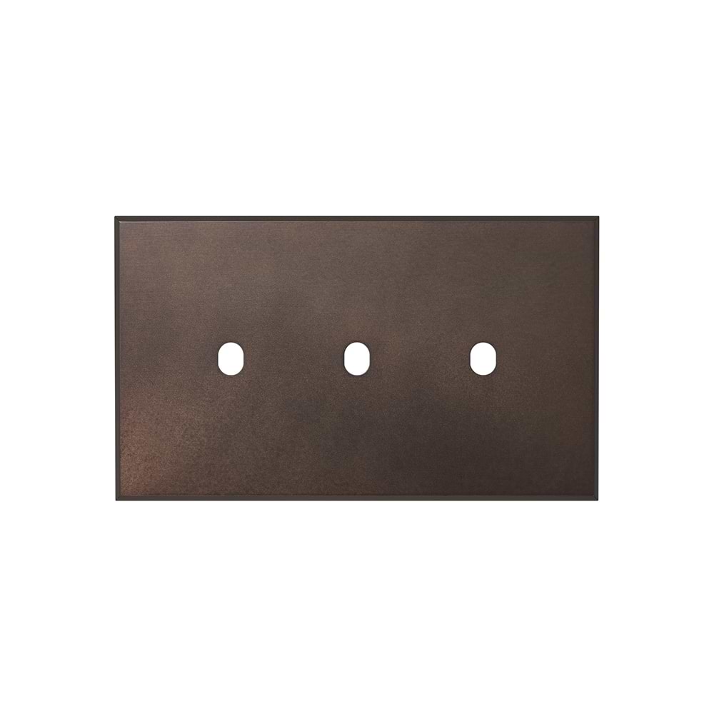Soho Lighting Heritage Bronze 3 Gang TM Rectangular Module Grid Switch ...