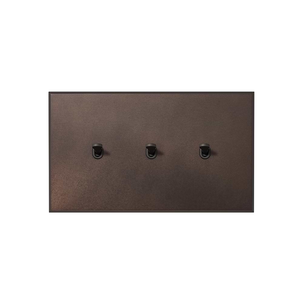 Soho Lighting Heritage Bronze 3 Gang 20A Intermediate Toggle Switch ...