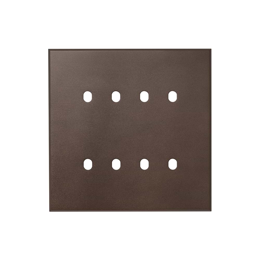 Soho Lighting Heritage Bronze 8 Gang TM Rectangular Module Grid Switch ...