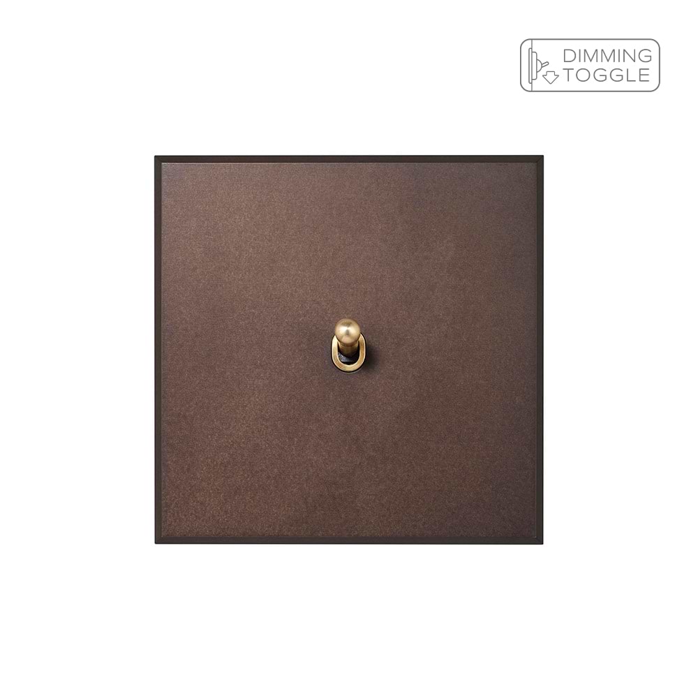 Soho Lighting Heritage Bronze 1 Gang 2 Way Dimming Toggle Switch with ...