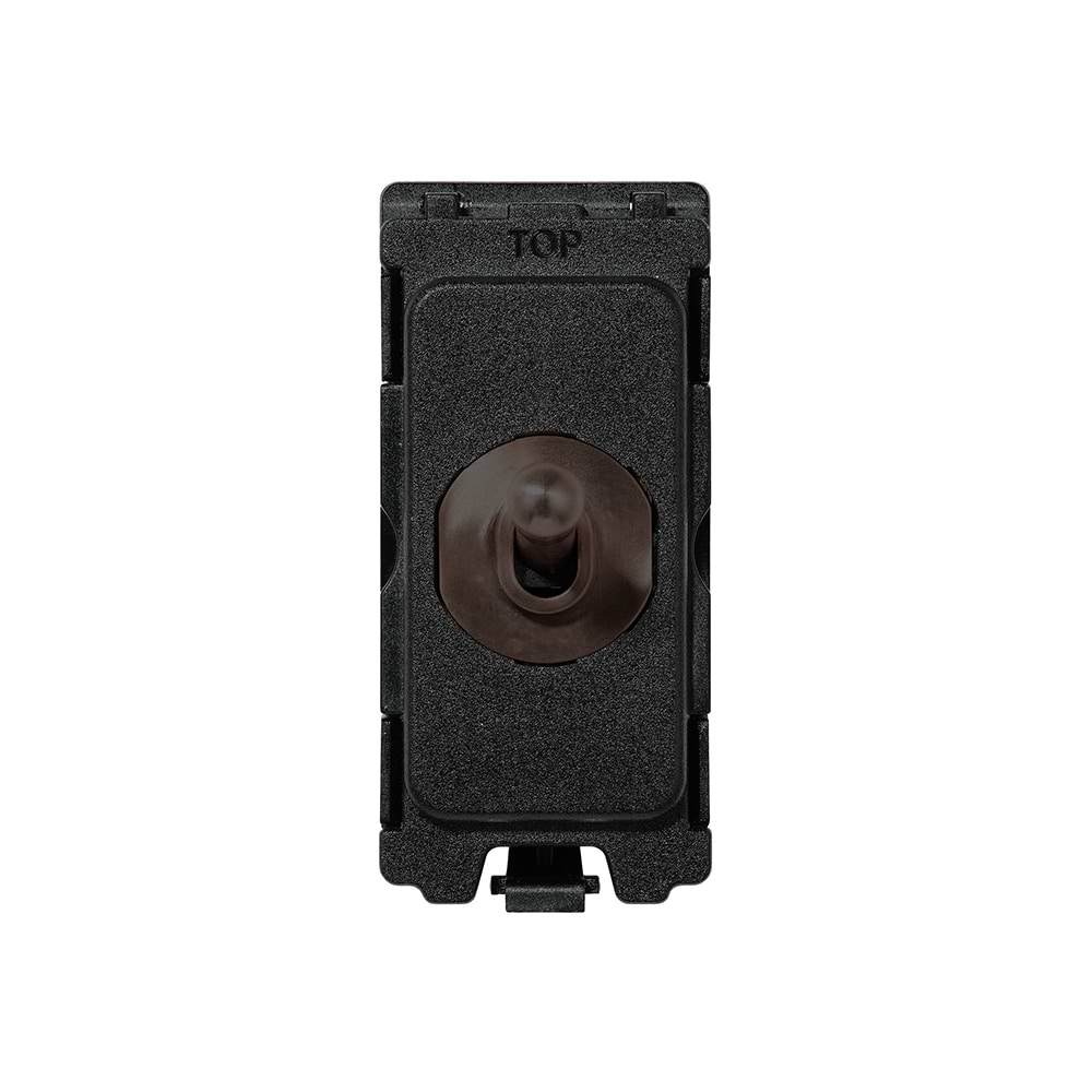 Soho Lighting Bronze 20A 2-Way Retractive TM-Grid Toggle Switch Module ...