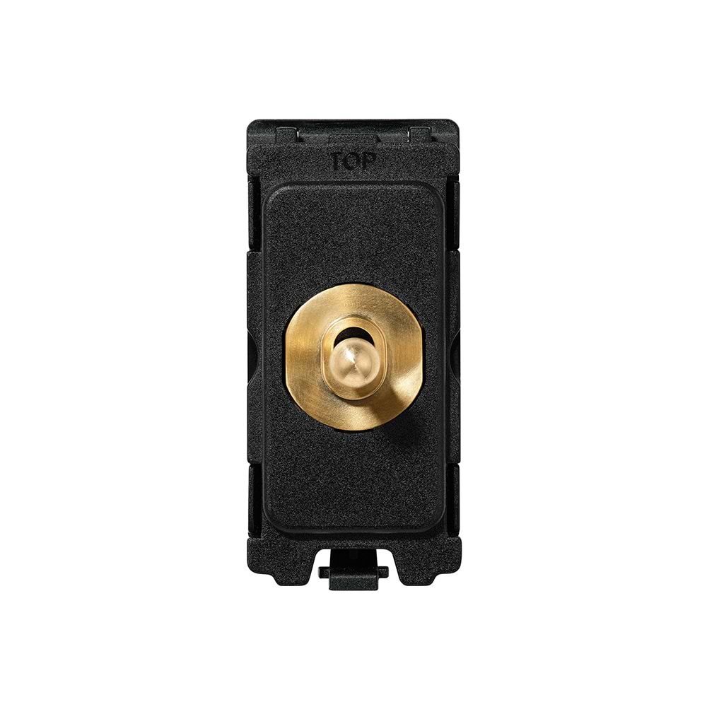 Soho Lighting Brass 20A 2-Way & Off Retractive TM-Grid Toggle Switch ...