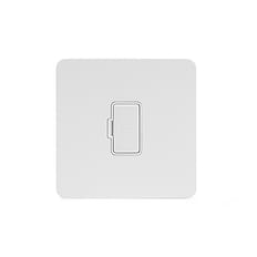 The Eldon Collection Flat Plate White Metal 13A Unswitched Fuse ...