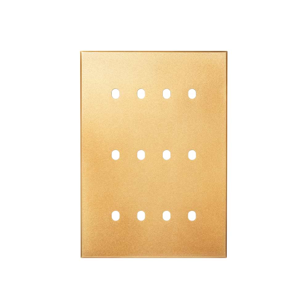 Soho Lighting Natural Brass 12 Gang TM Rectangular Module Grid Switch ...