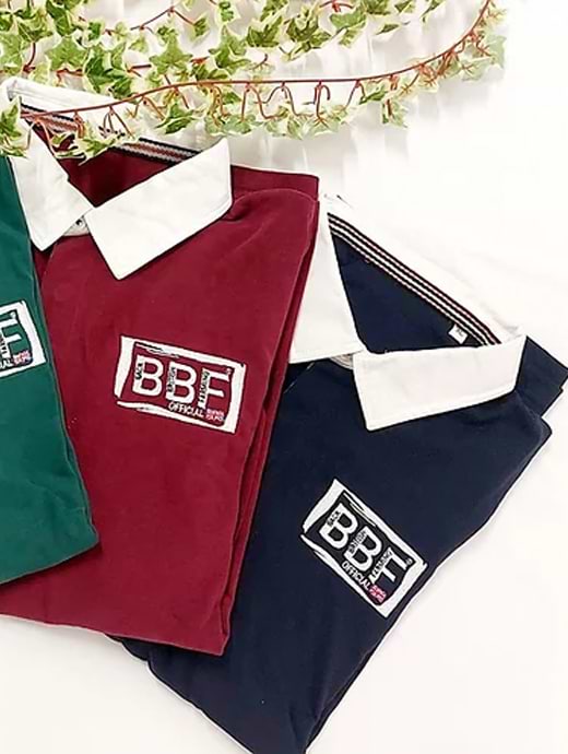 BBF Men's Premium Rugby Shirt Navy