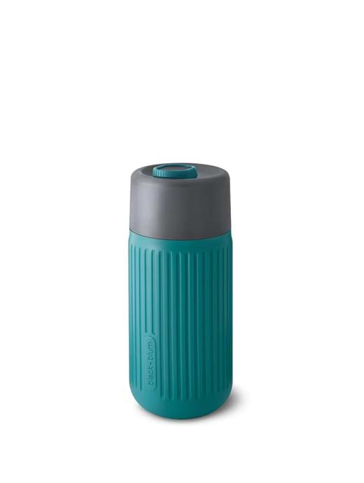 Black & Blum Glass Travel Cup Grey/Ocean