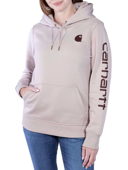 Carhartt Relaxed Fit Midweight Logo Sleeve Graphic Sweatshirt Mink