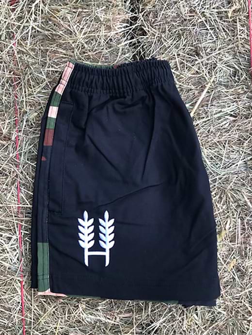 Hexby Unisex Camo Harlequin Shorts