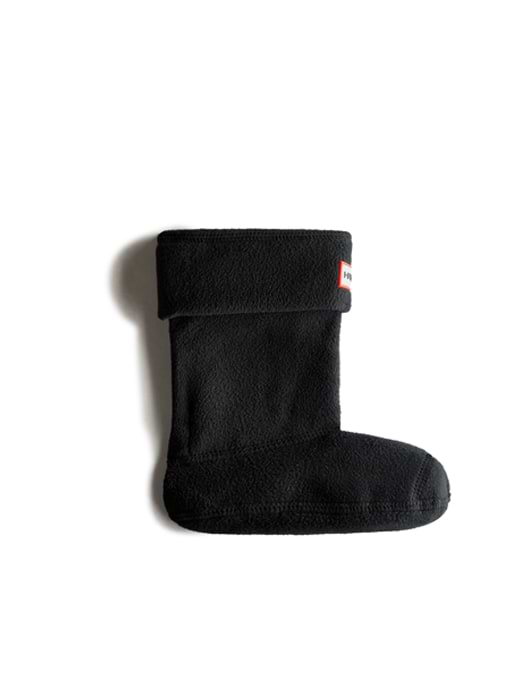 Hunter Unisex Knitted Fleece Boot Sock Black