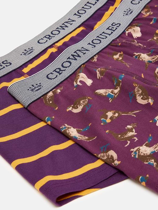 Joules Men's Crown Joules Boxer 2pk Game For It
