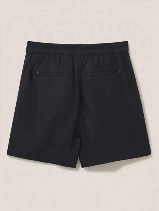 White Stuff Women's Rowena Linen Short Pure Black
