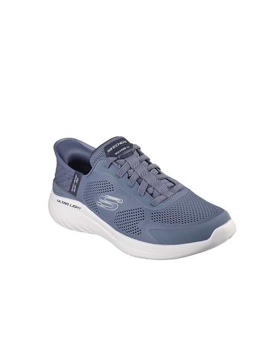 Skechers Men's Bounder 2.0 Emerged Classic Slip On Shoe Blue Slate