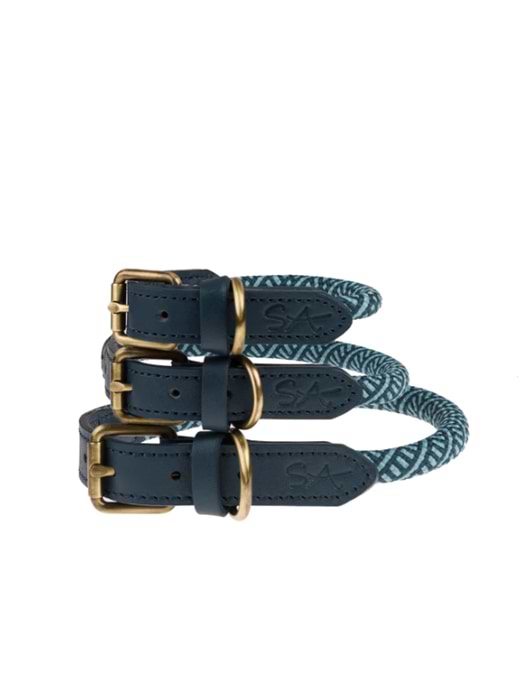 Sophie Allport Teal Rope Collar