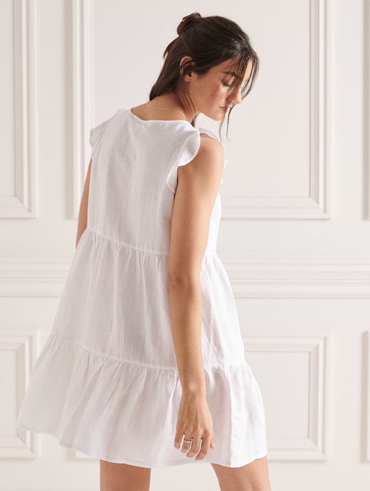 Superdry Tinsley Tiered Dress Optic