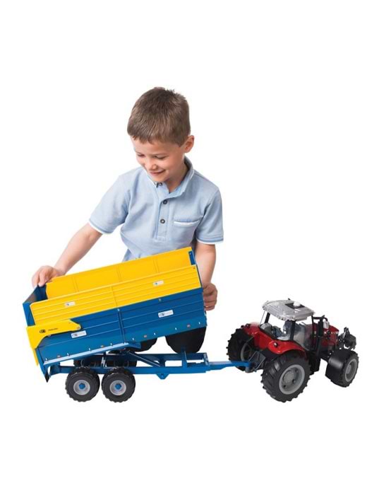 Britains Kane Triple-Axle Halfpipe Silage Trailer | Griggs Agri