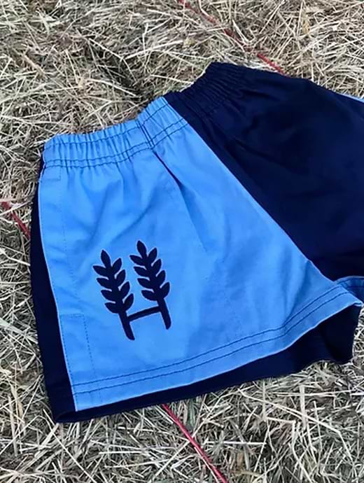 Hexby Harlequin Kids Shorts Blue/Navy | Griggs Agri