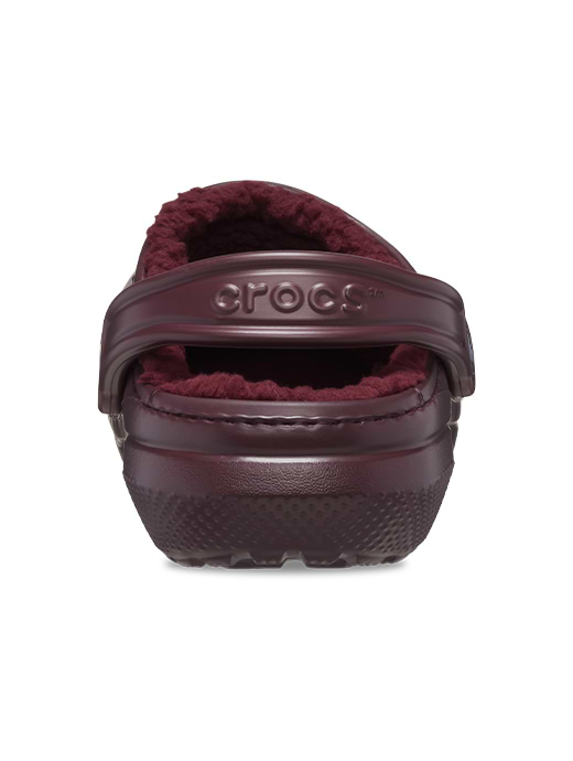 Crocs Unisex Classic Lined Clog Dark Cherry