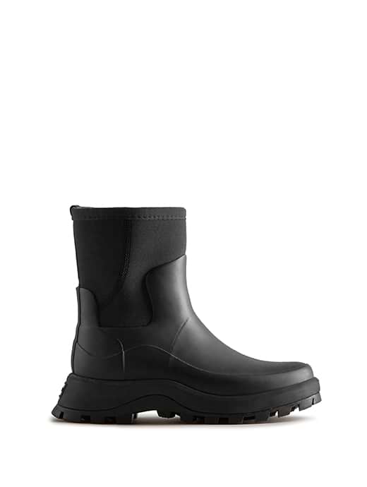 Hunter Women's City Explorer Short Boot Black