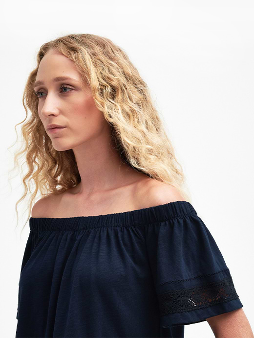 Barbour Women's Ralee Top Navy