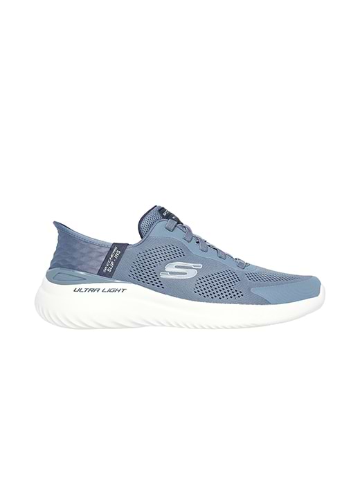 Skechers Men's Bounder 2.0 Emerged Classic Slip On Shoe Blue Slate