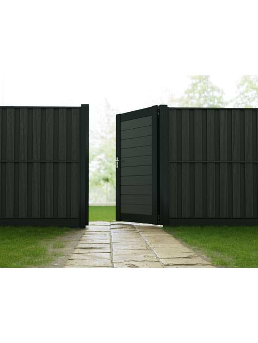 Durapost® Aluminium Gate Kit - Anthracite Grey (Box 1 Framework ...