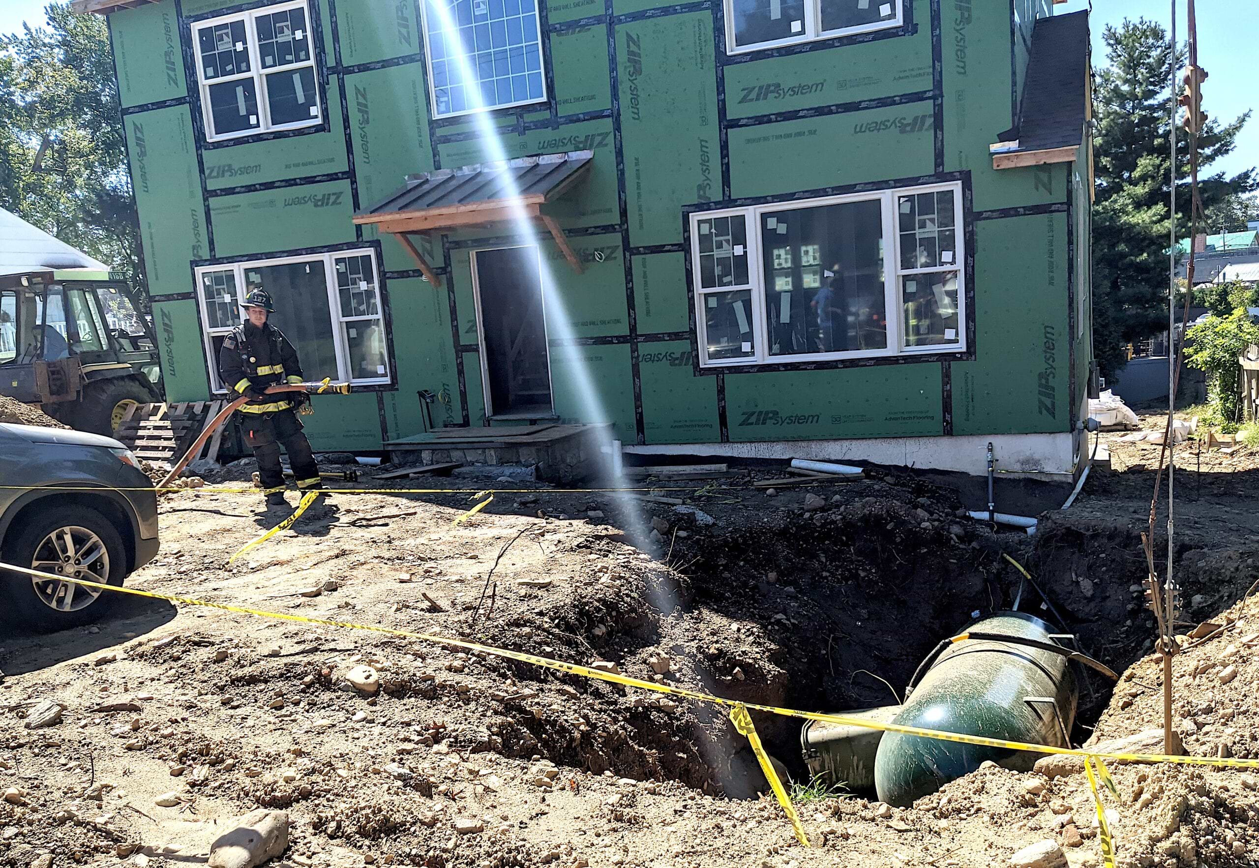 Propane Tank Toppled by Ida Triggers Gas Leak Call to Firefighters ...