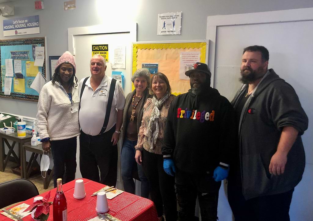 Residents and others gather for turkey at Gillespie Center | Westport ...