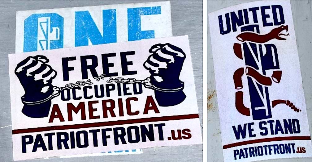 Stickers promoting white-supremacist group posted in Saugatuck ...